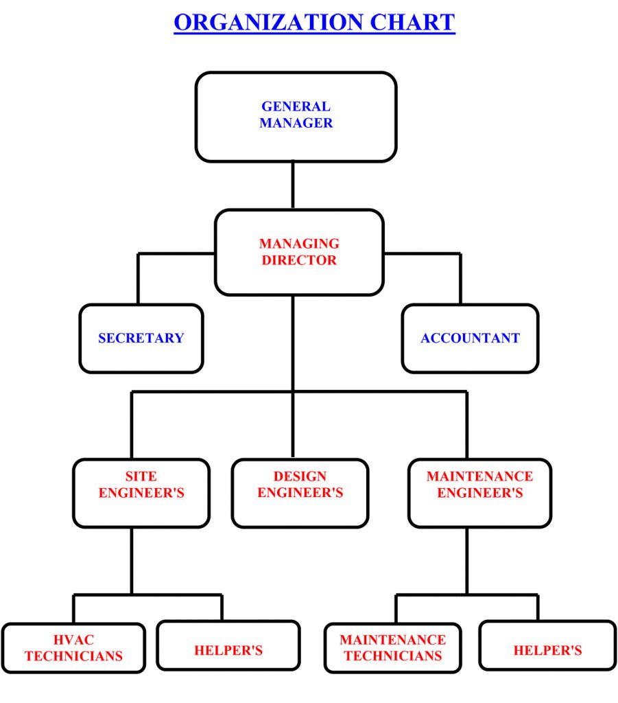 Organization Chart – Saudi Arabian Services Agency